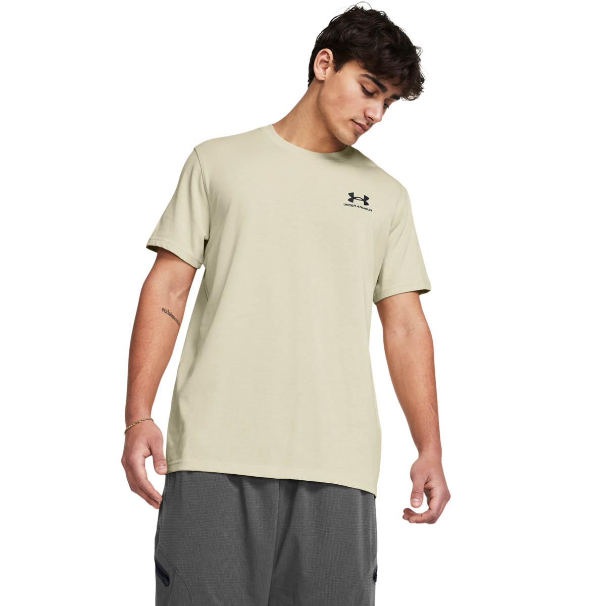 Men's UA Logo Embroidered Heavyweight Short Sleeve | Under Armour Srbija